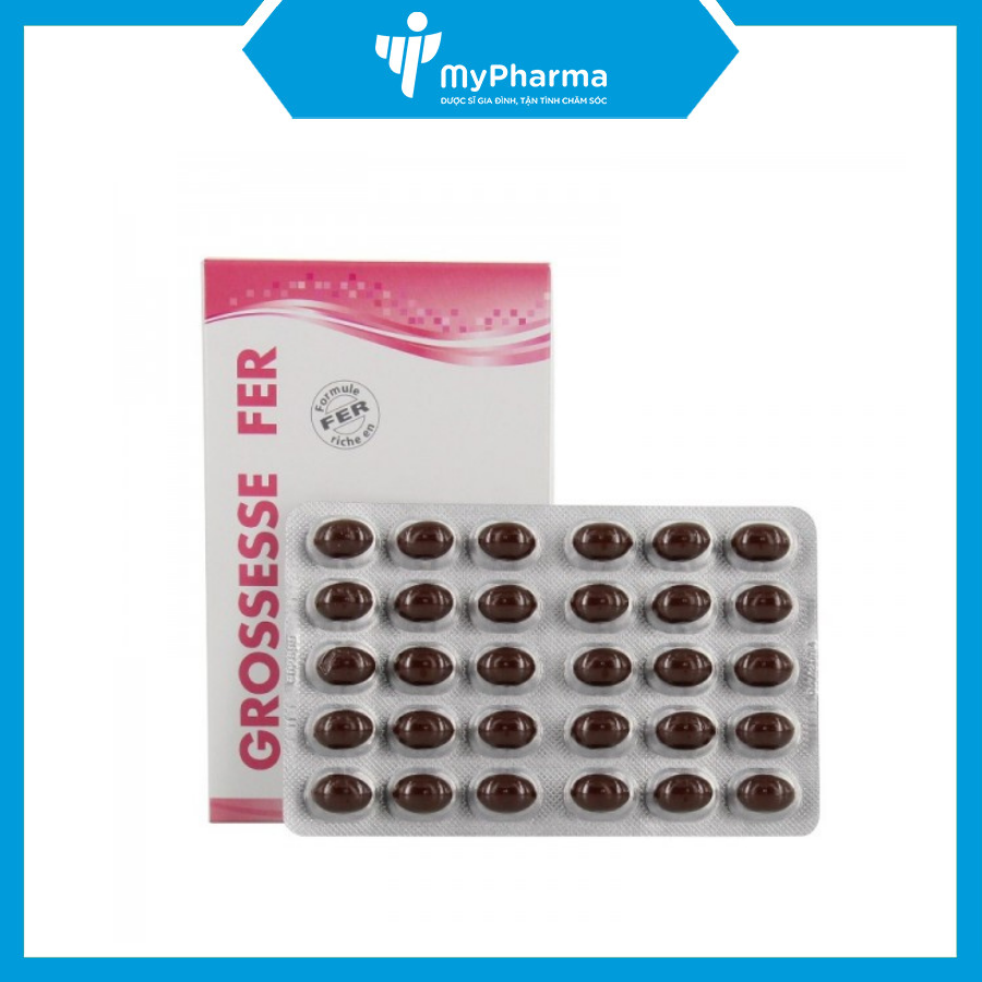 Suvéal Grossesse Fer - Bổ sung Vitamin,DHA,Omega cho phụ nữ có thai
