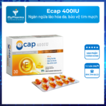 Ecap 400IU - Vitamin E, ngăn ngừa lão hóa da, bảo vệ tim mạch