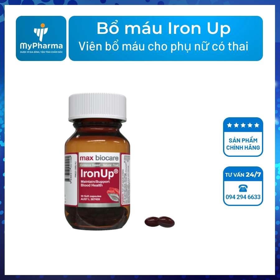 Bổ máu Iron Up - Viên bổ máu dành cho phụ nữ có thai