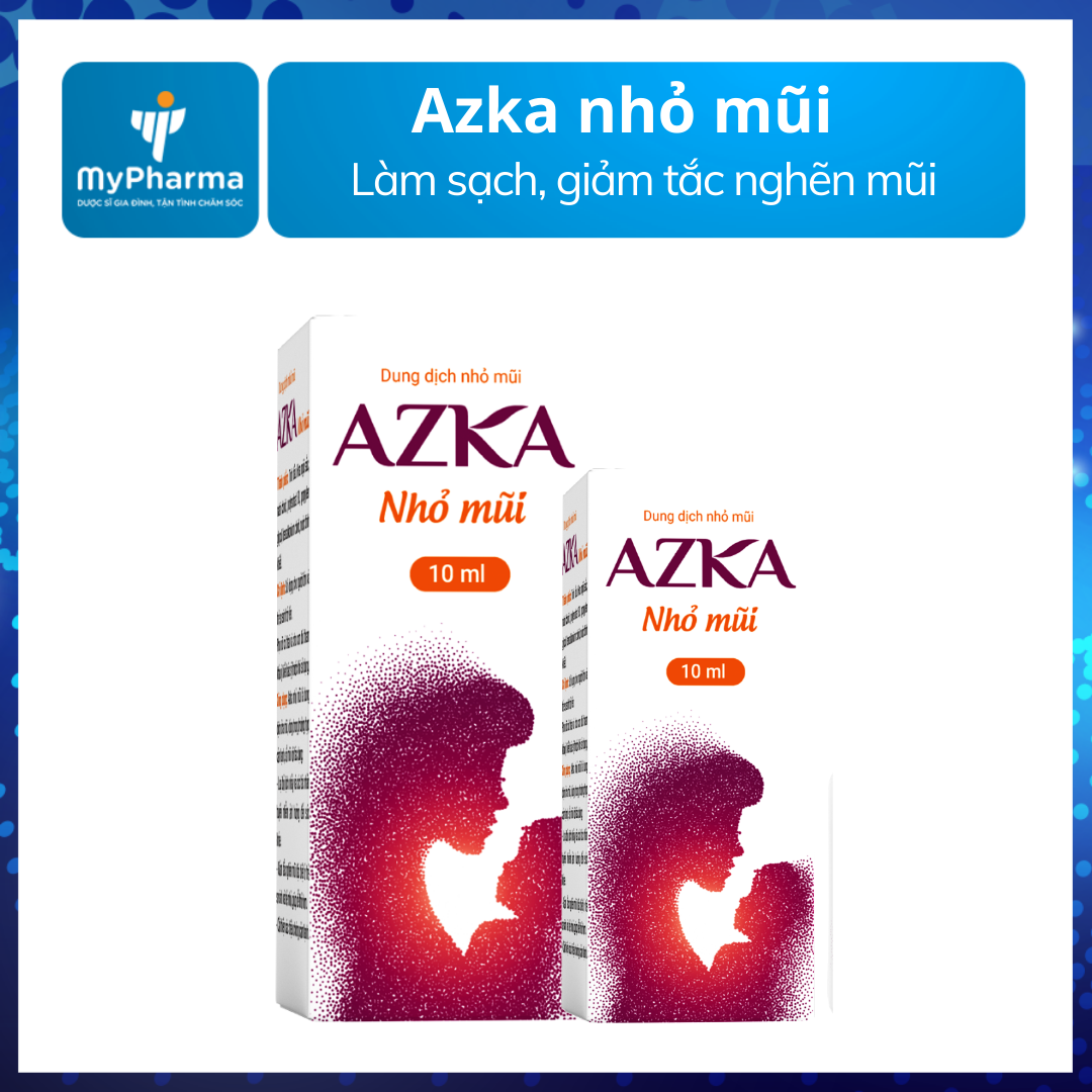 Azka nhỏ mũi - Làm sạch, giảm tắc nghẽn mũi - MyPharma