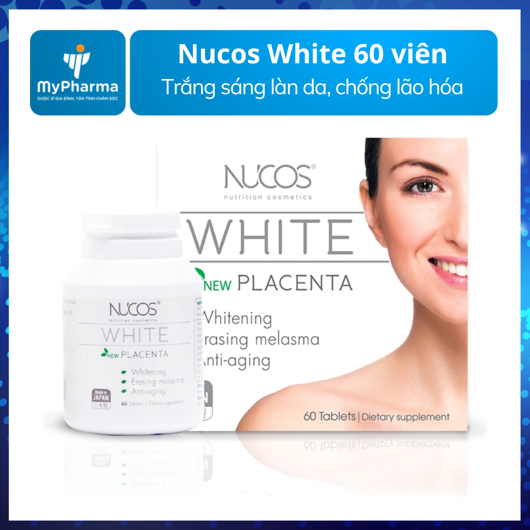 Viên uống Nucos White 60 viên - Trắng da, ngừa nám - MyPharma
