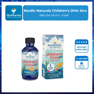 NORDIC NATURALS CHILDREN’S DHA XTRA - DHA Cho Trẻ từ 1 - 6 tuổi - MyPharma